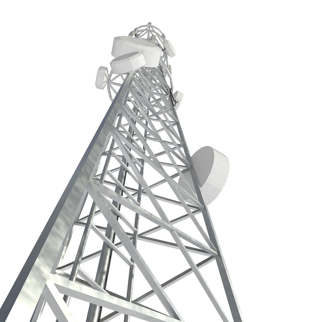 3D 5G Cell Tower - TurboSquid 2126278
