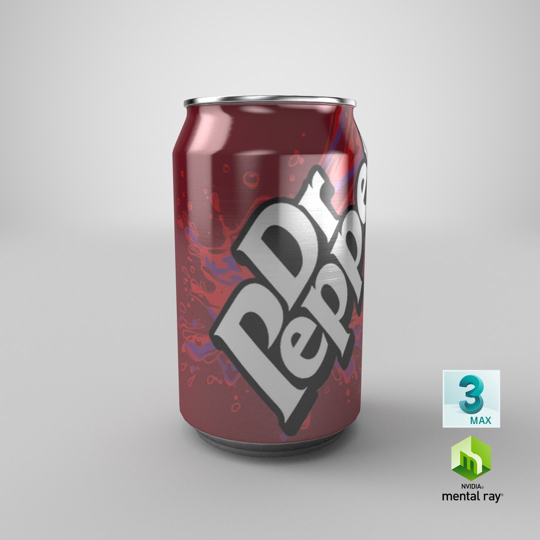 3D Beverage Can 330 ml Dr Pepper - TurboSquid 1982542