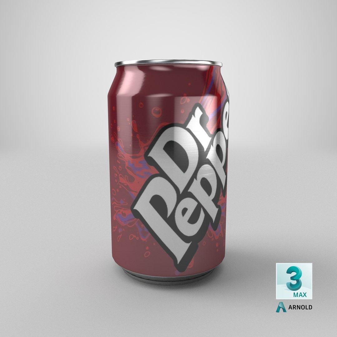 3D Beverage Can 330 Ml Dr Pepper - TurboSquid 1982542