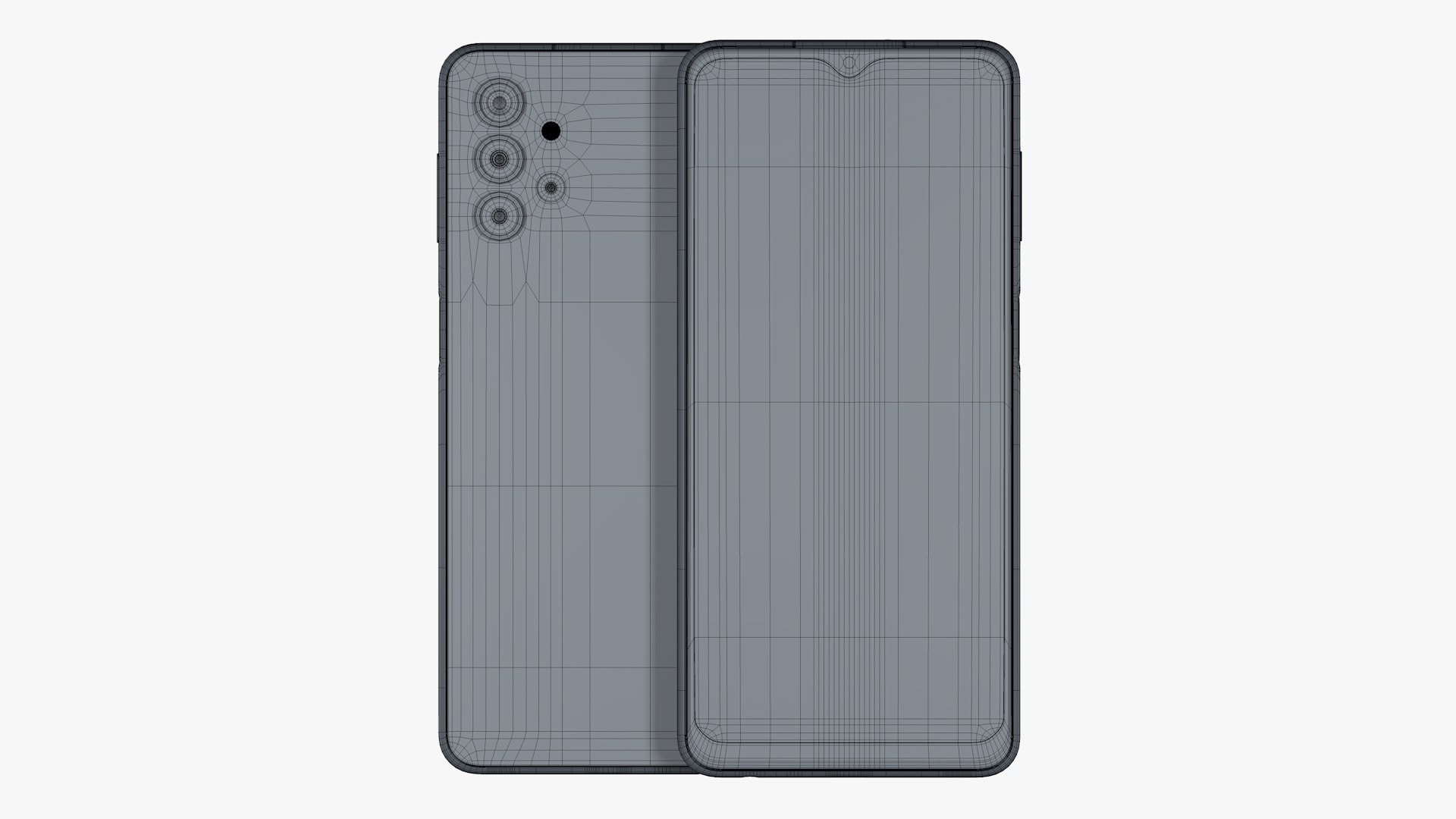 Samsung galaxy a32 white 3D model - TurboSquid 1658701