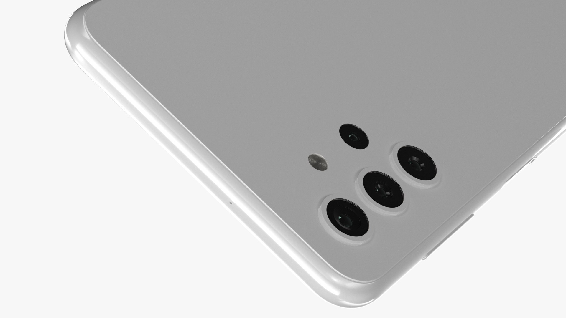 Samsung galaxy a32 white 3D model - TurboSquid 1658701