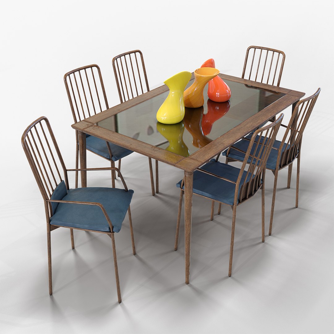 3D minimal dining model - TurboSquid 1657613