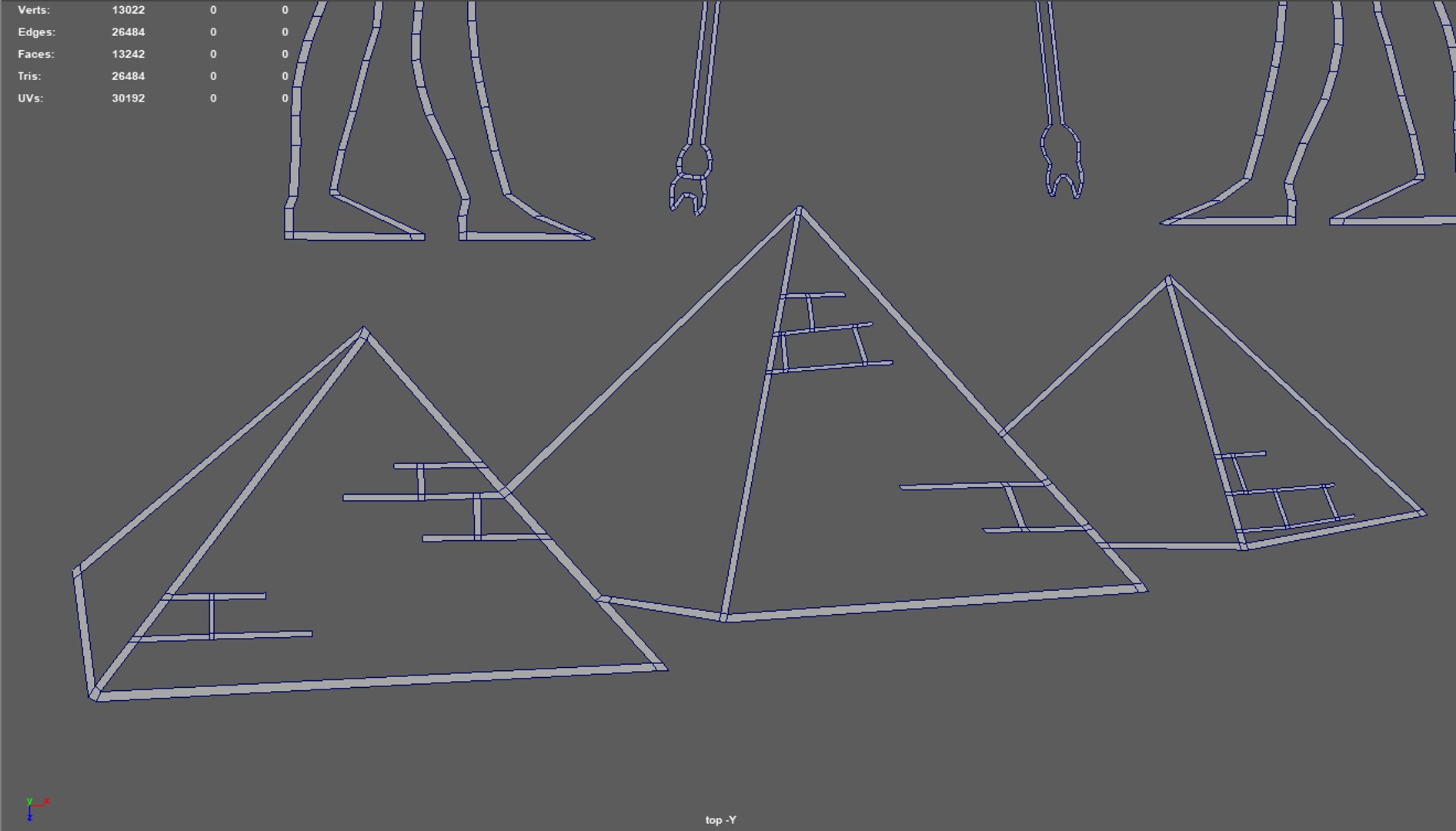 3D Egyptian Silhouettes Pack - TurboSquid 2031558