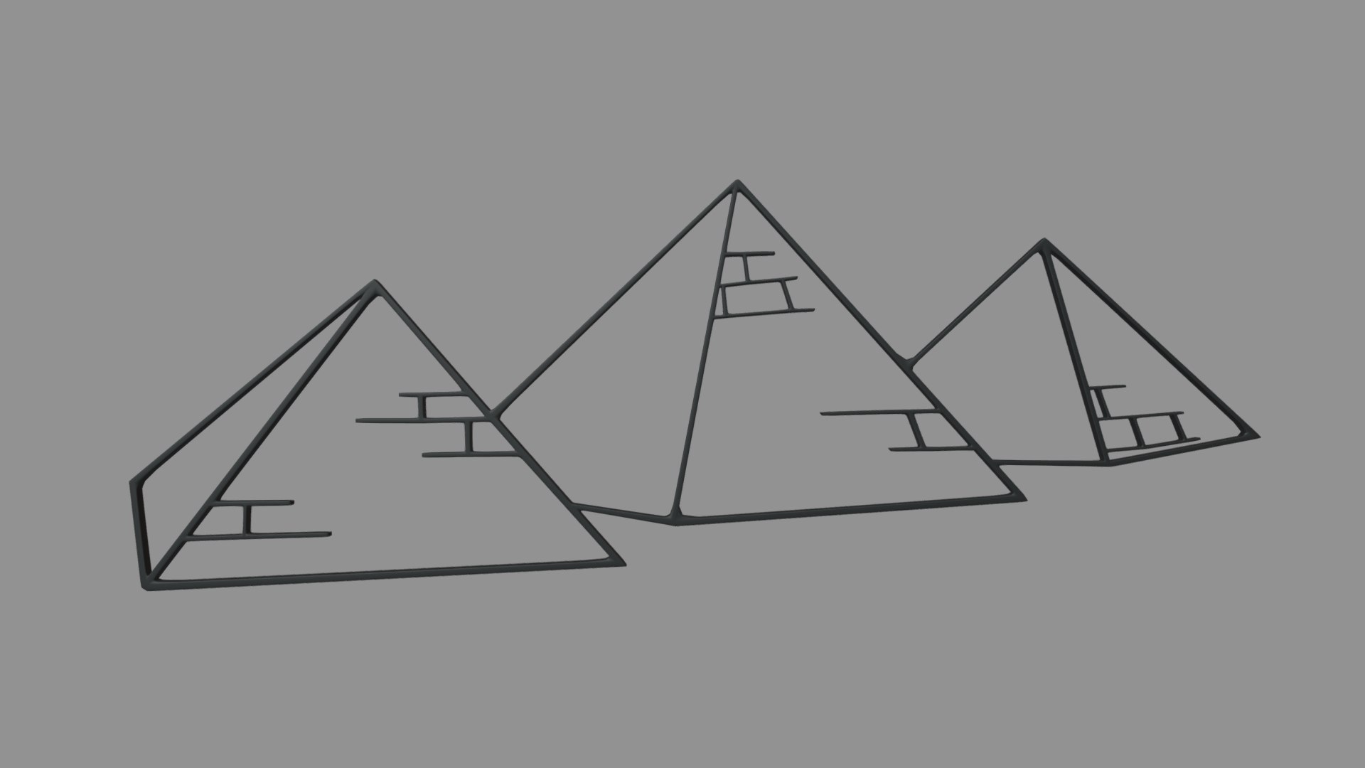 3D Egyptian Silhouettes Pack - TurboSquid 2031558