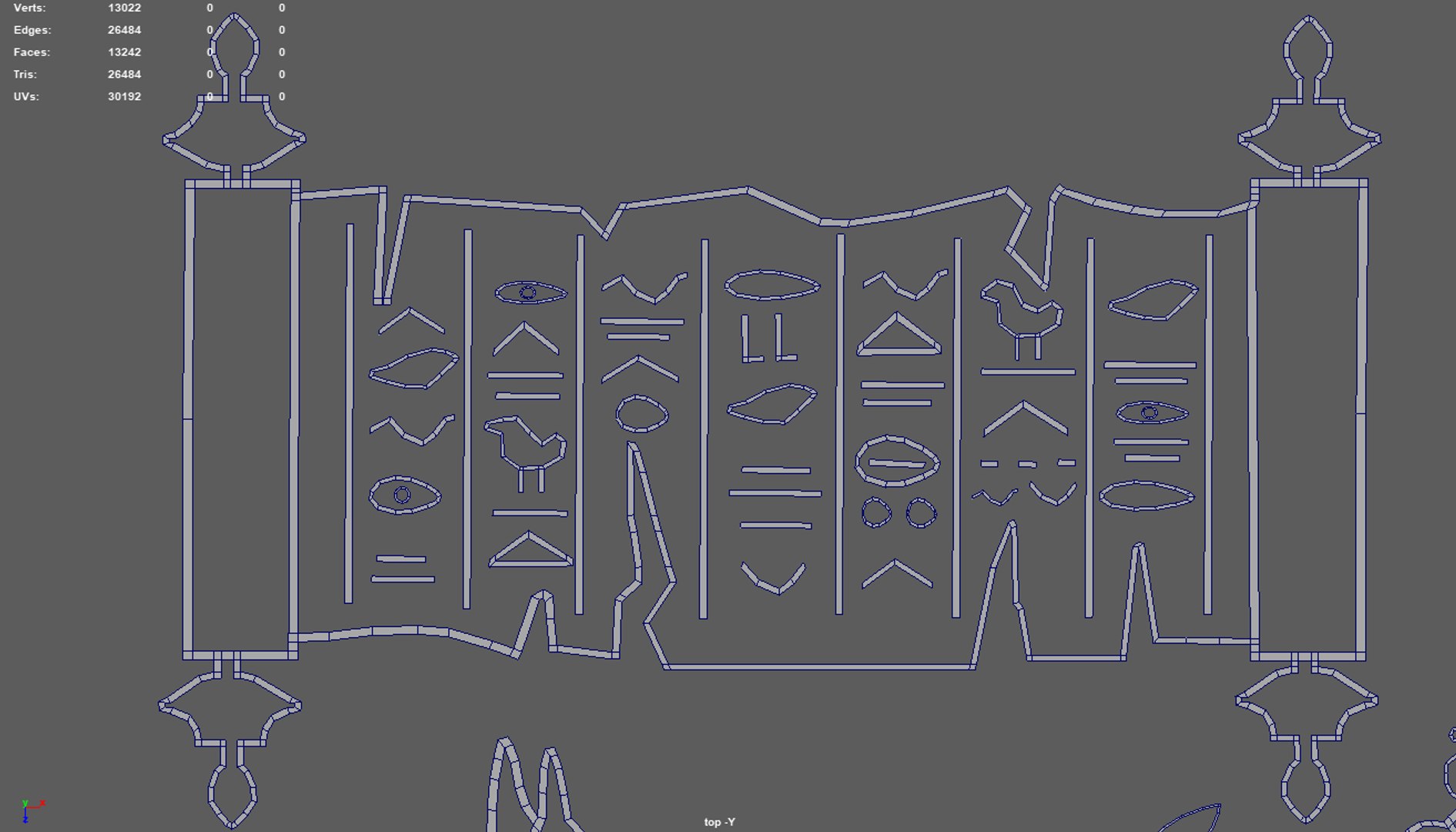 3D Egyptian Silhouettes Pack - TurboSquid 2031558