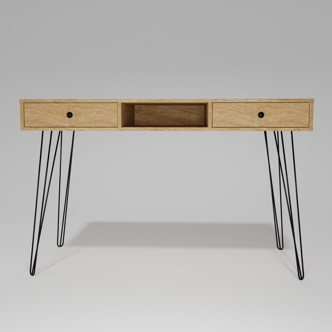 Free 3D Model Computer Desk - Wood Table - TurboSquid 1914649