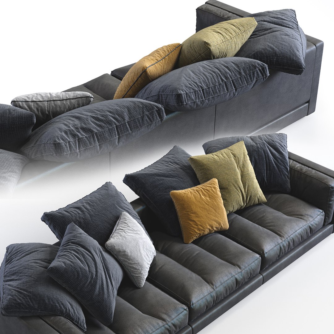 3D Flexform Sofa Lucien Model - TurboSquid 1636840
