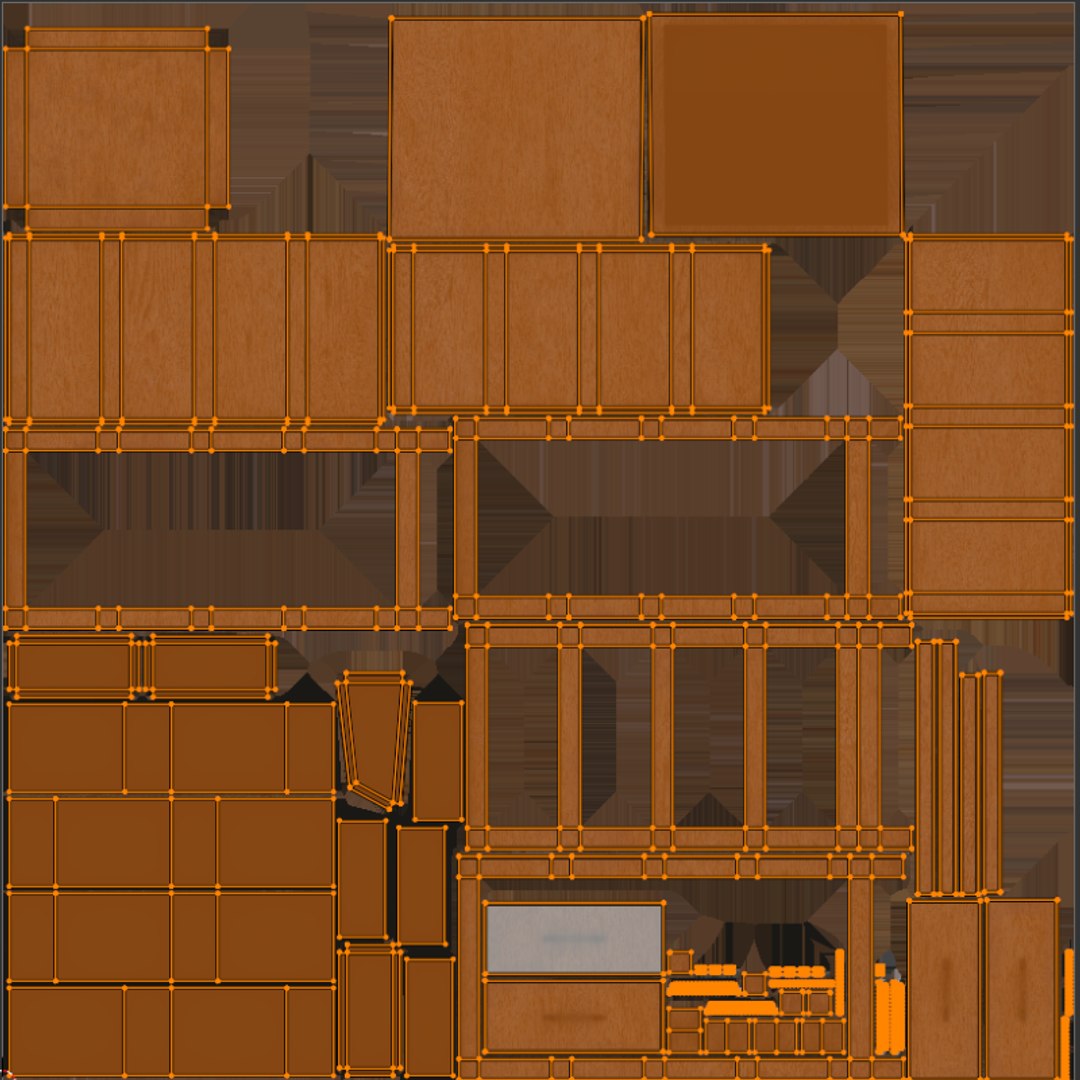 3D Model Oak Furniture Collection - TurboSquid 2355072