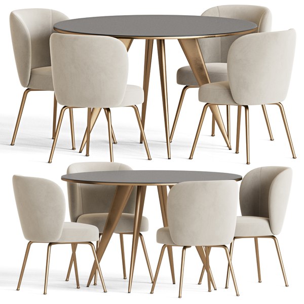 Conjunto de jantar 99 Modelo 3D - TurboSquid 1705089