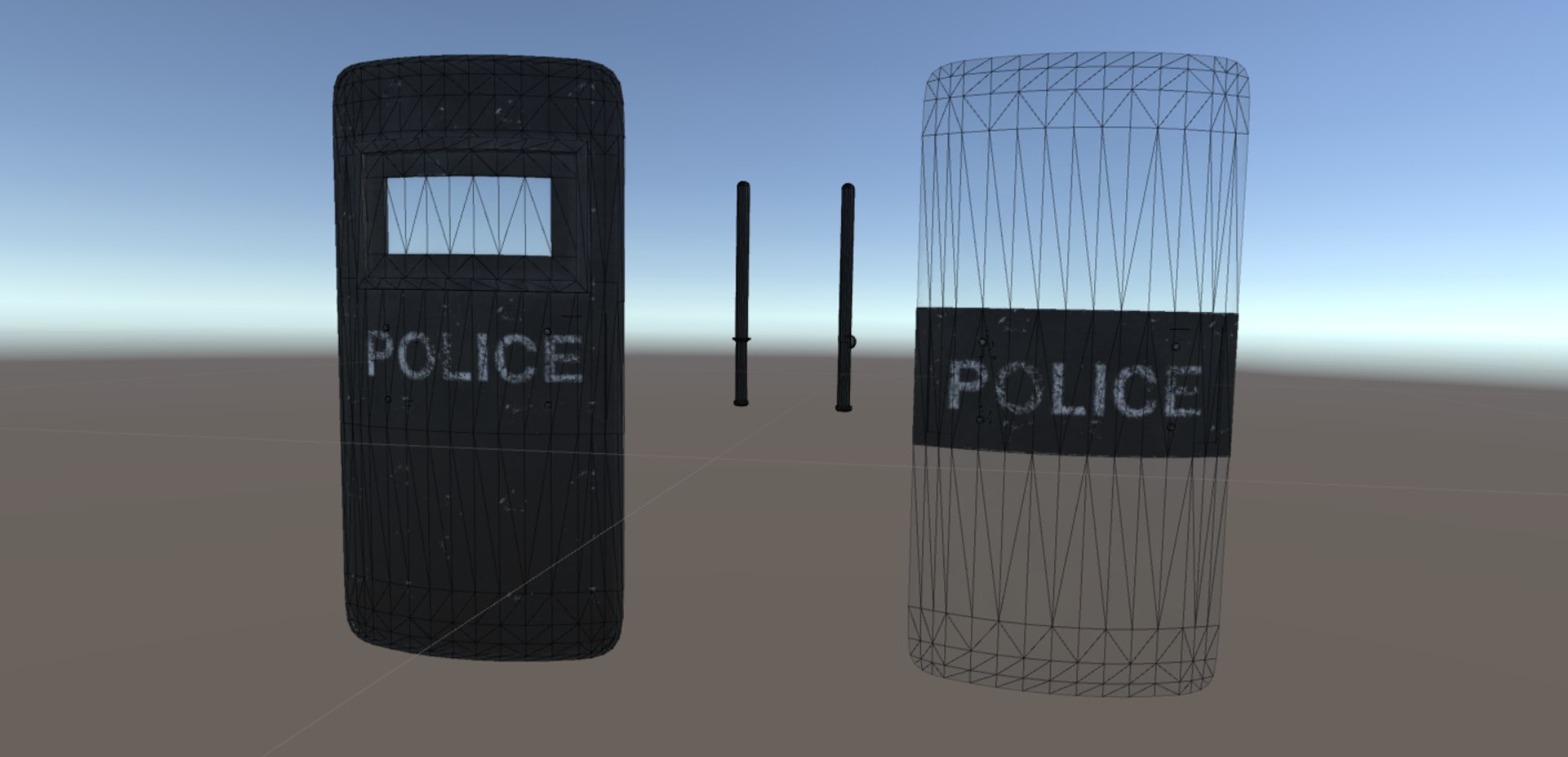 3D Riot Shields Model - TurboSquid 1437199