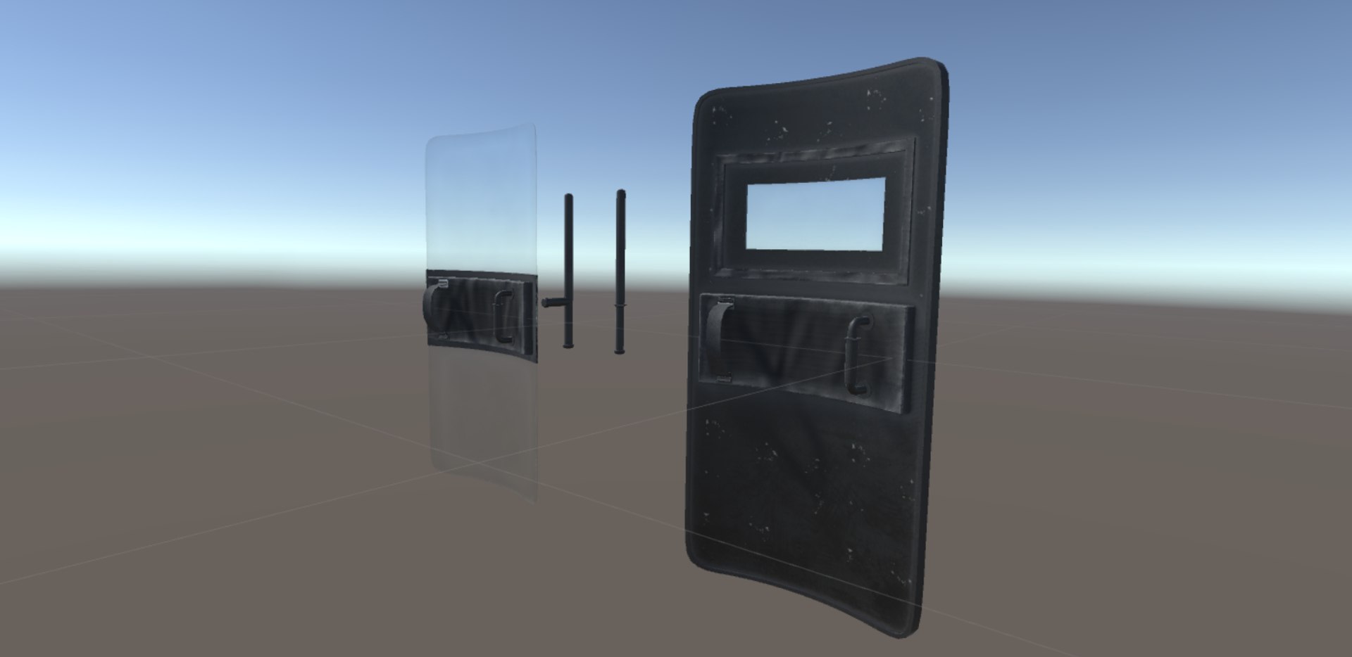 3D Riot Shields Model - TurboSquid 1437199
