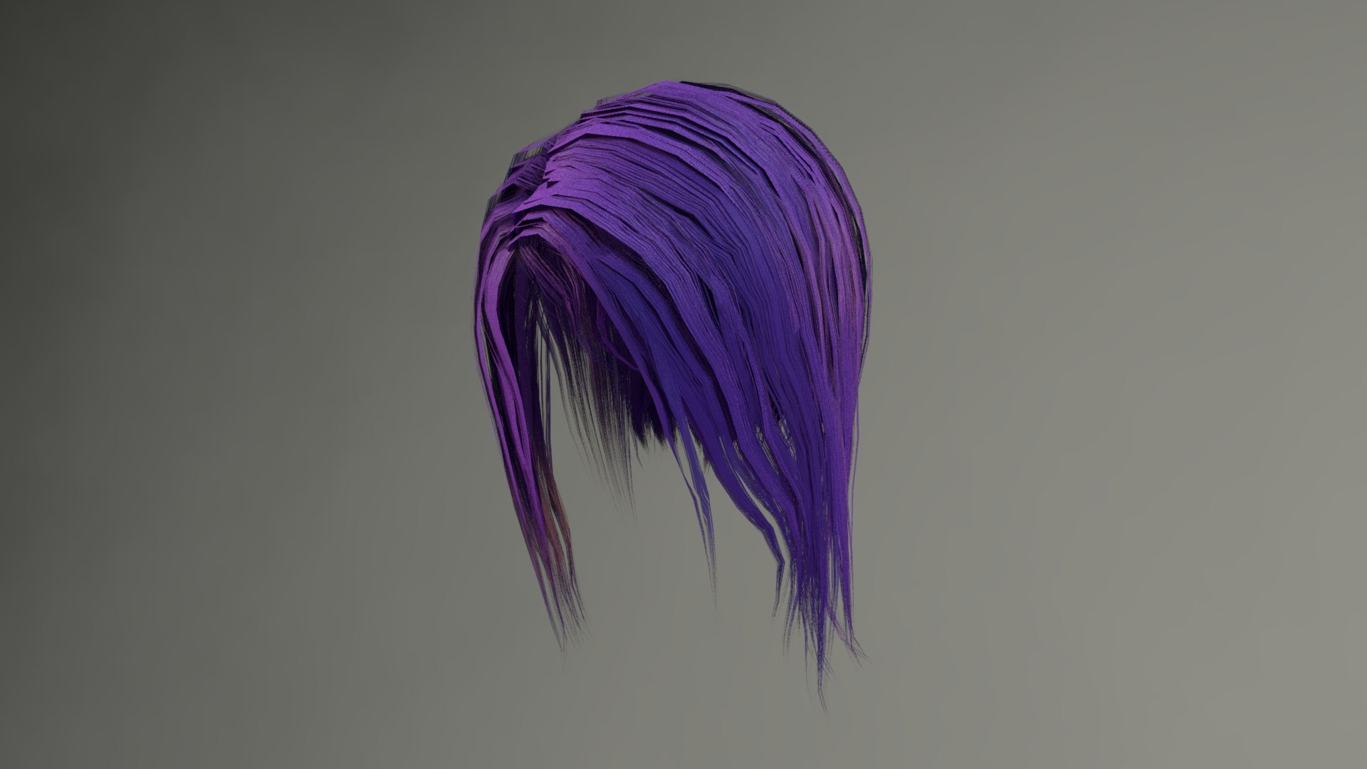 Elf Hair SEt Low-poly 3D Model - TurboSquid 1730989