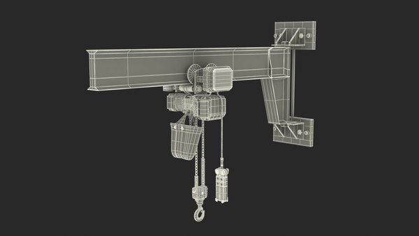modelo 3d Polipasto eléctrico de cadena Pro Inch Beam 1T - TurboSquid ...