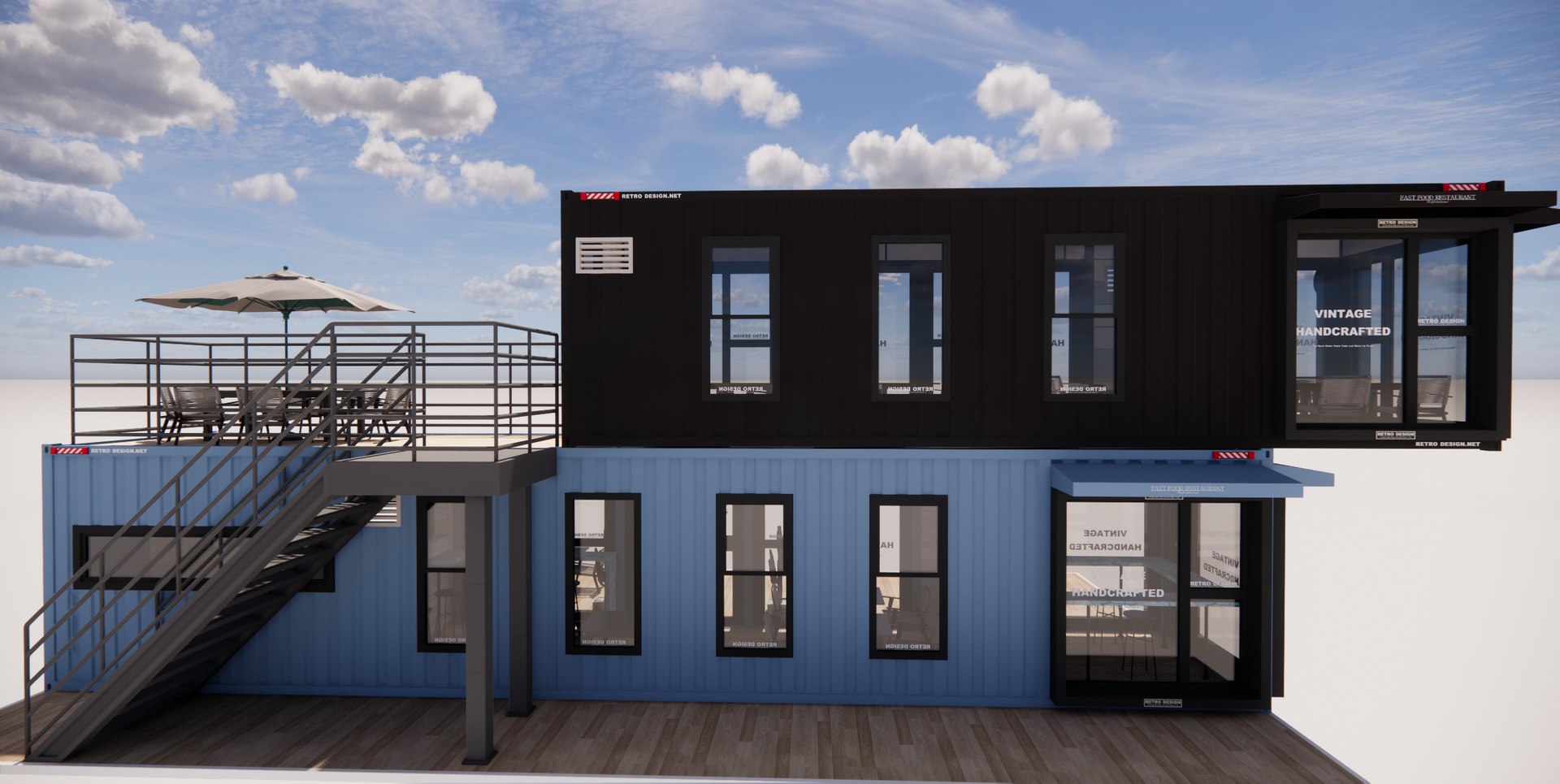 3D Container Coffee Shop-A2 - TurboSquid 2013290