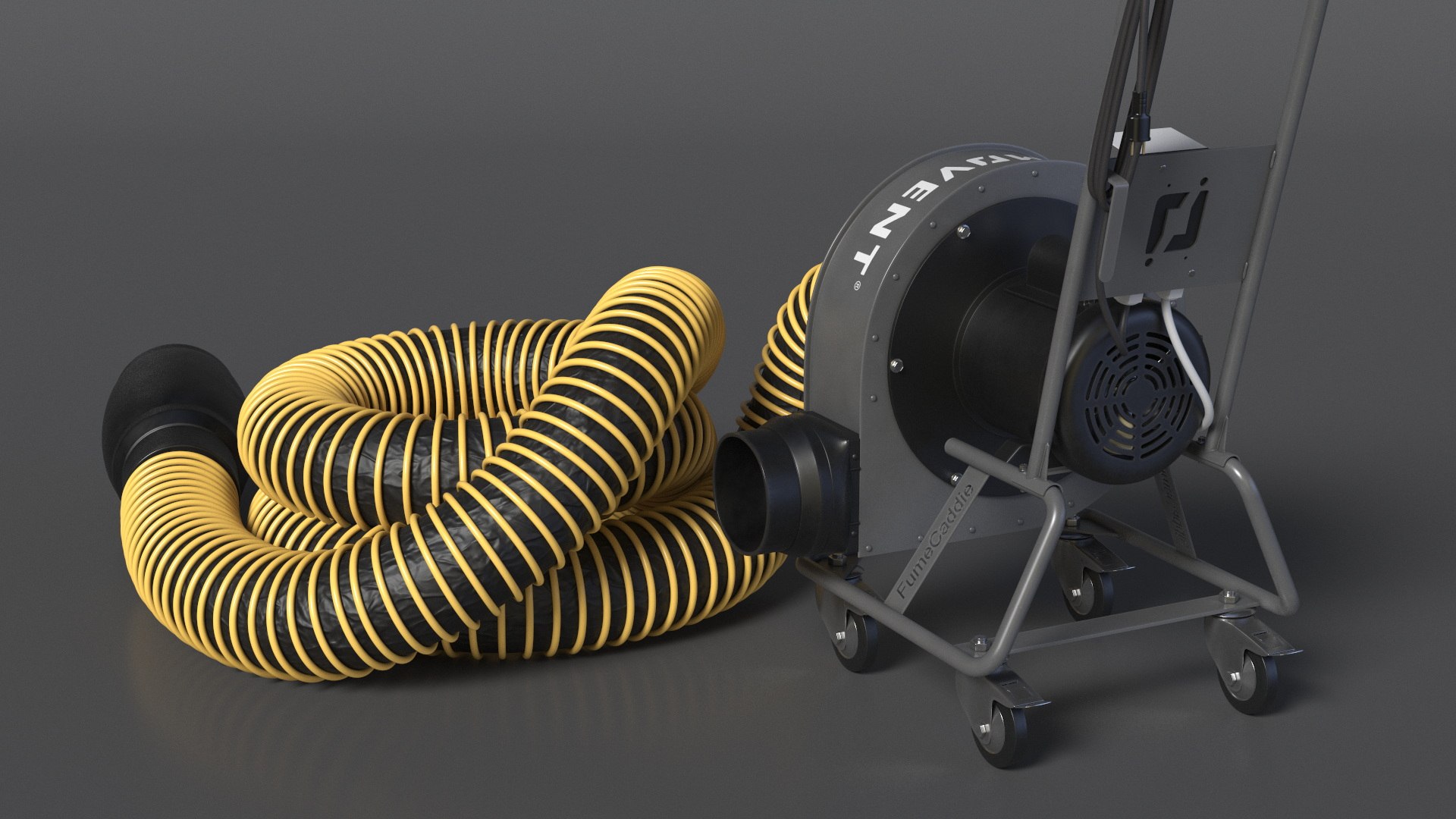 FumeCaddie Vehicle Exhaust Extractor 3D Model - TurboSquid 2329761