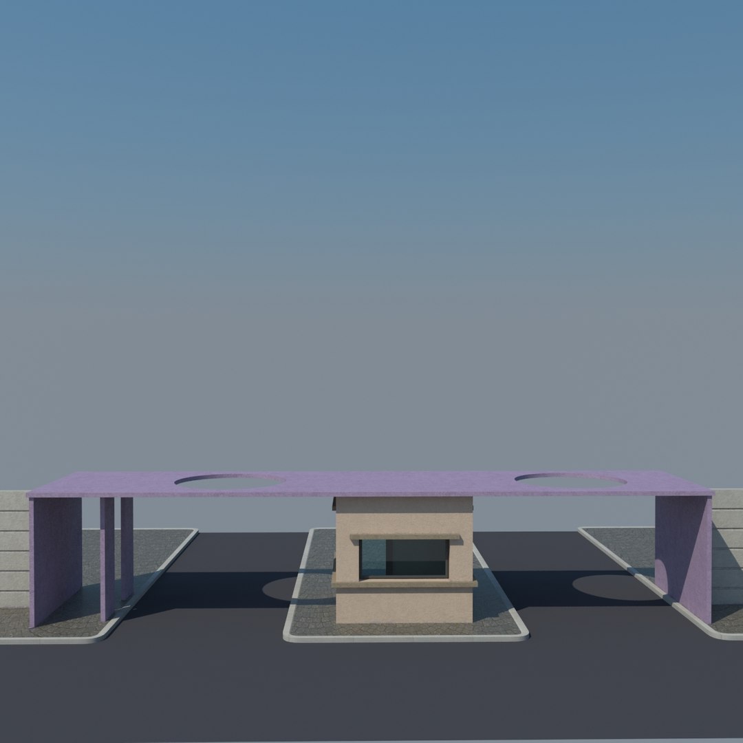 3d Model Gate Entrance