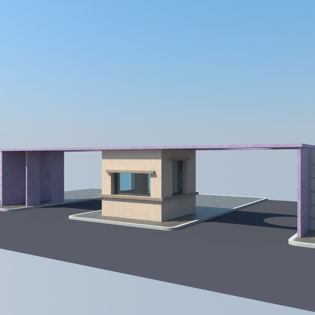 3d Model Gate Entrance