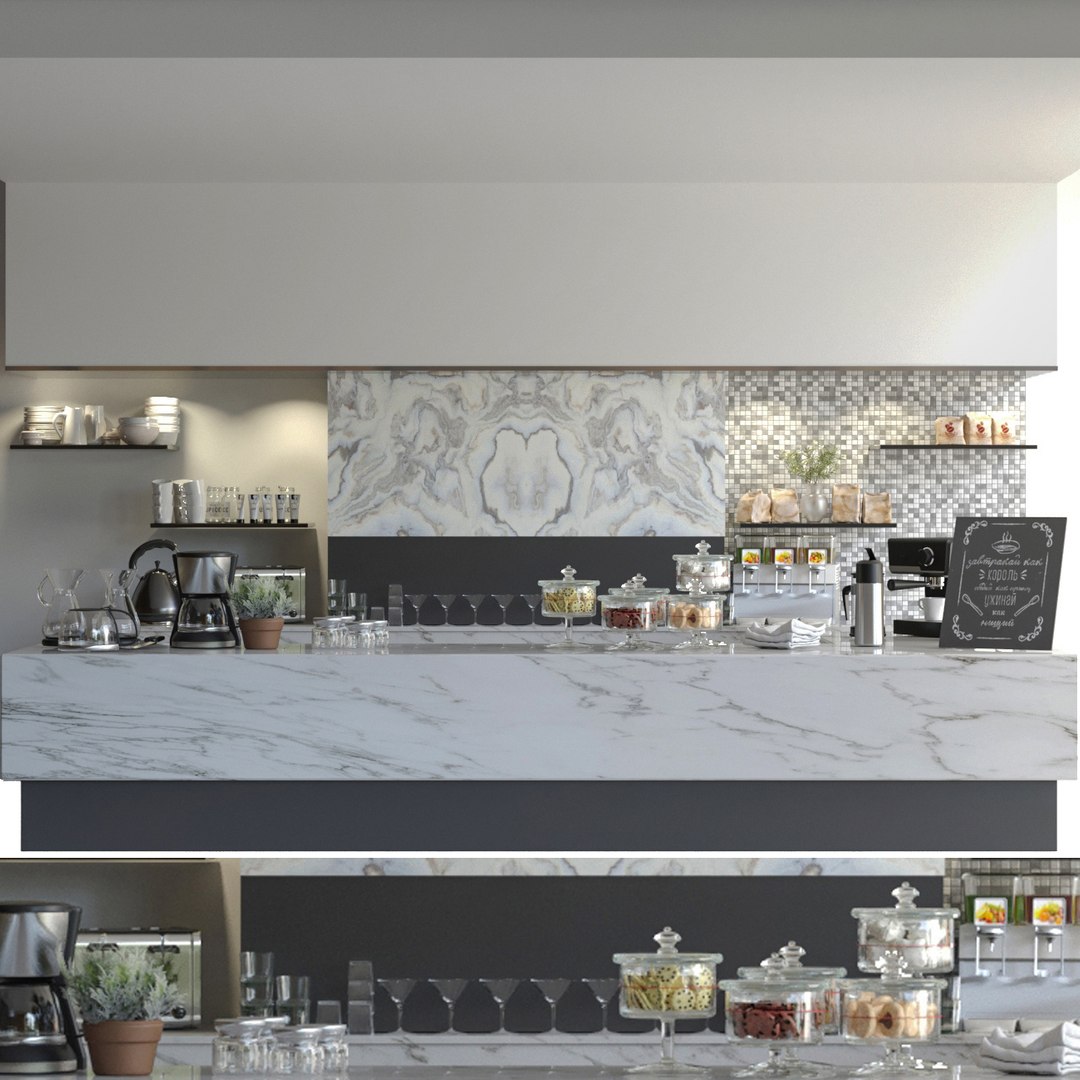 3D Cafe Design - TurboSquid 1760277