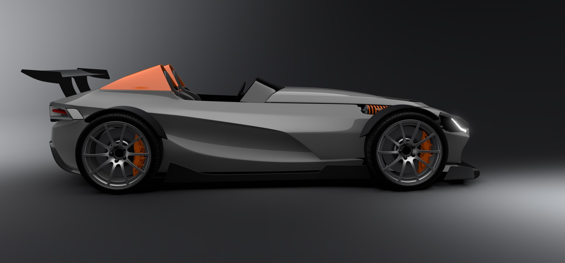 3D Generic Sports Car Concept Model - TurboSquid 2009131