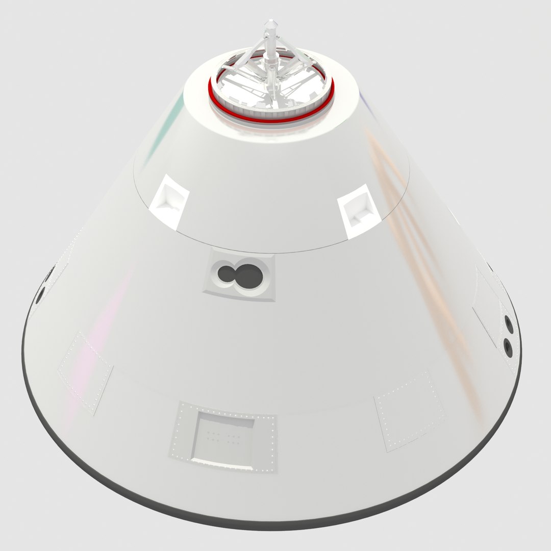 3d Apollo Command Module Model