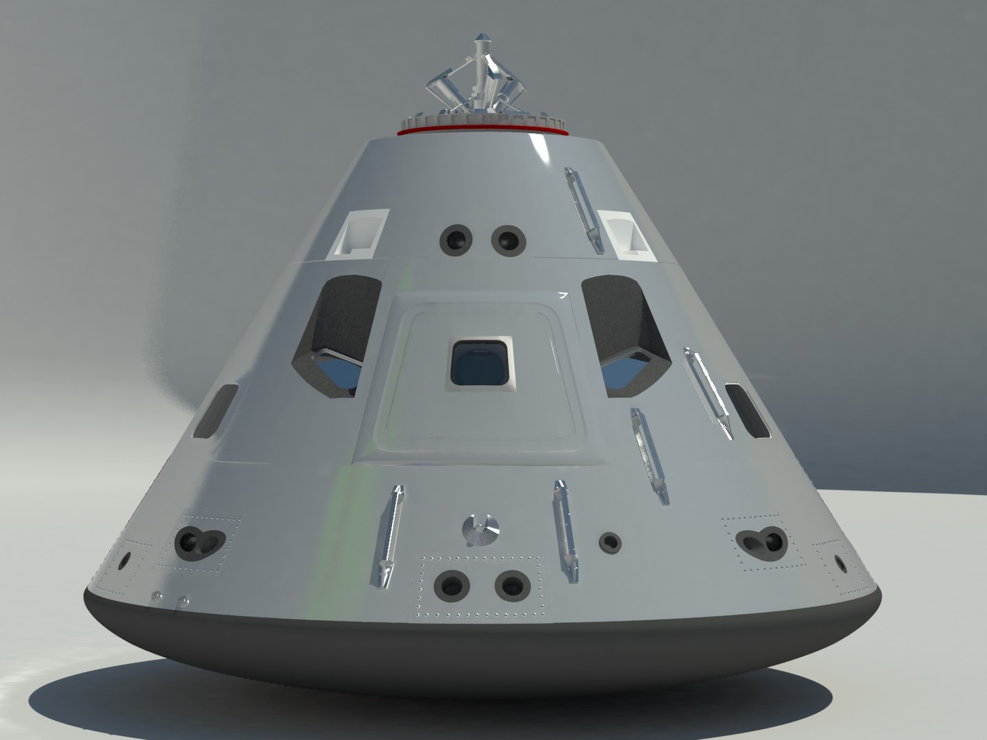 3d Apollo Command Module Model