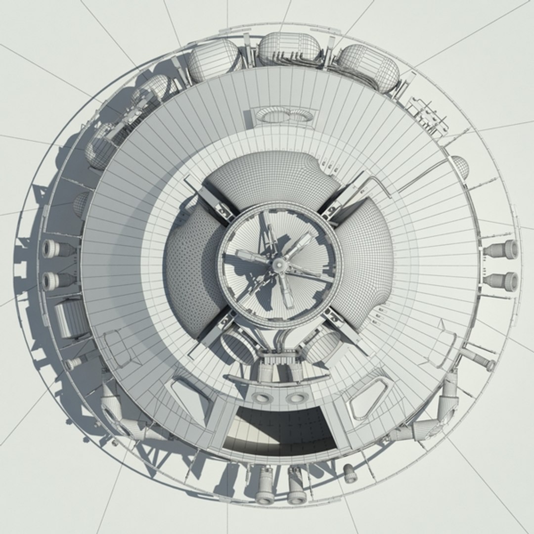 3d Apollo Command Module Model