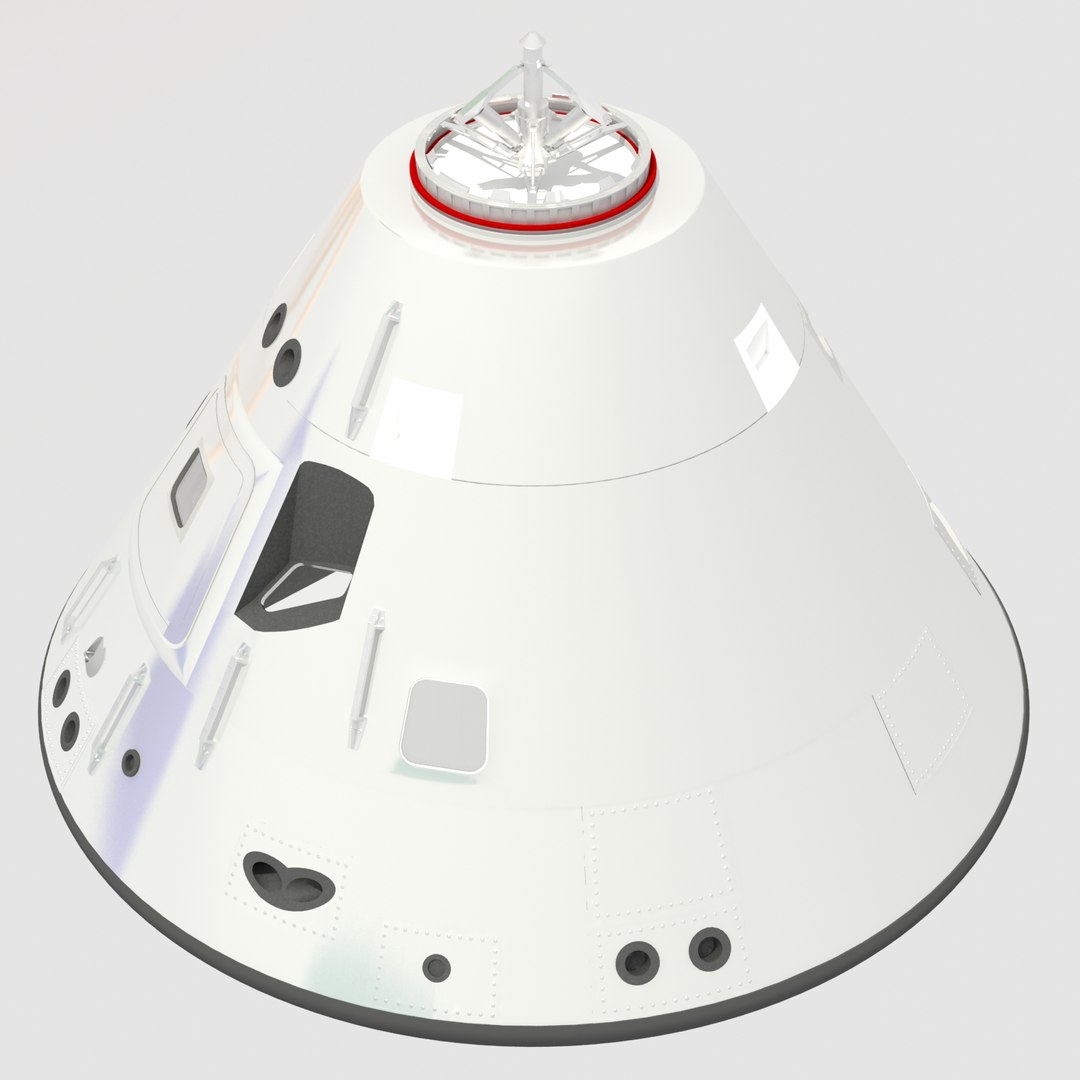 3d Apollo Command Module Model