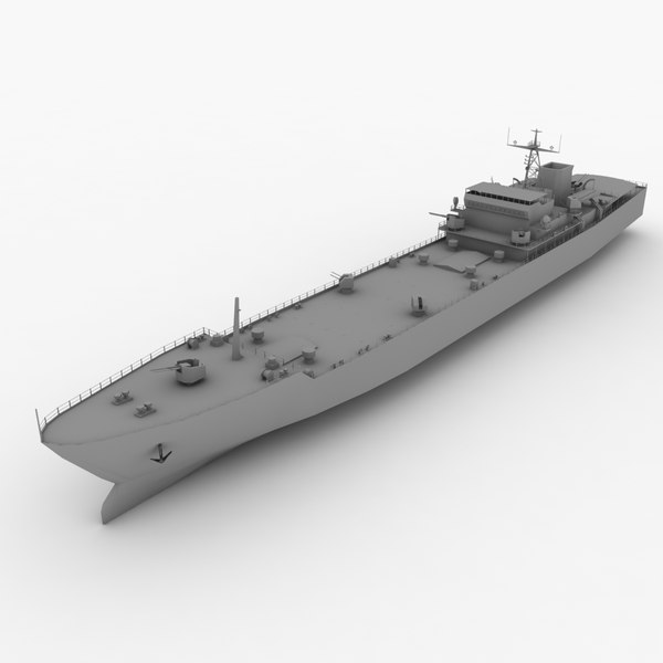 型号072III级登陆舰3D模型 - TurboSquid 973510