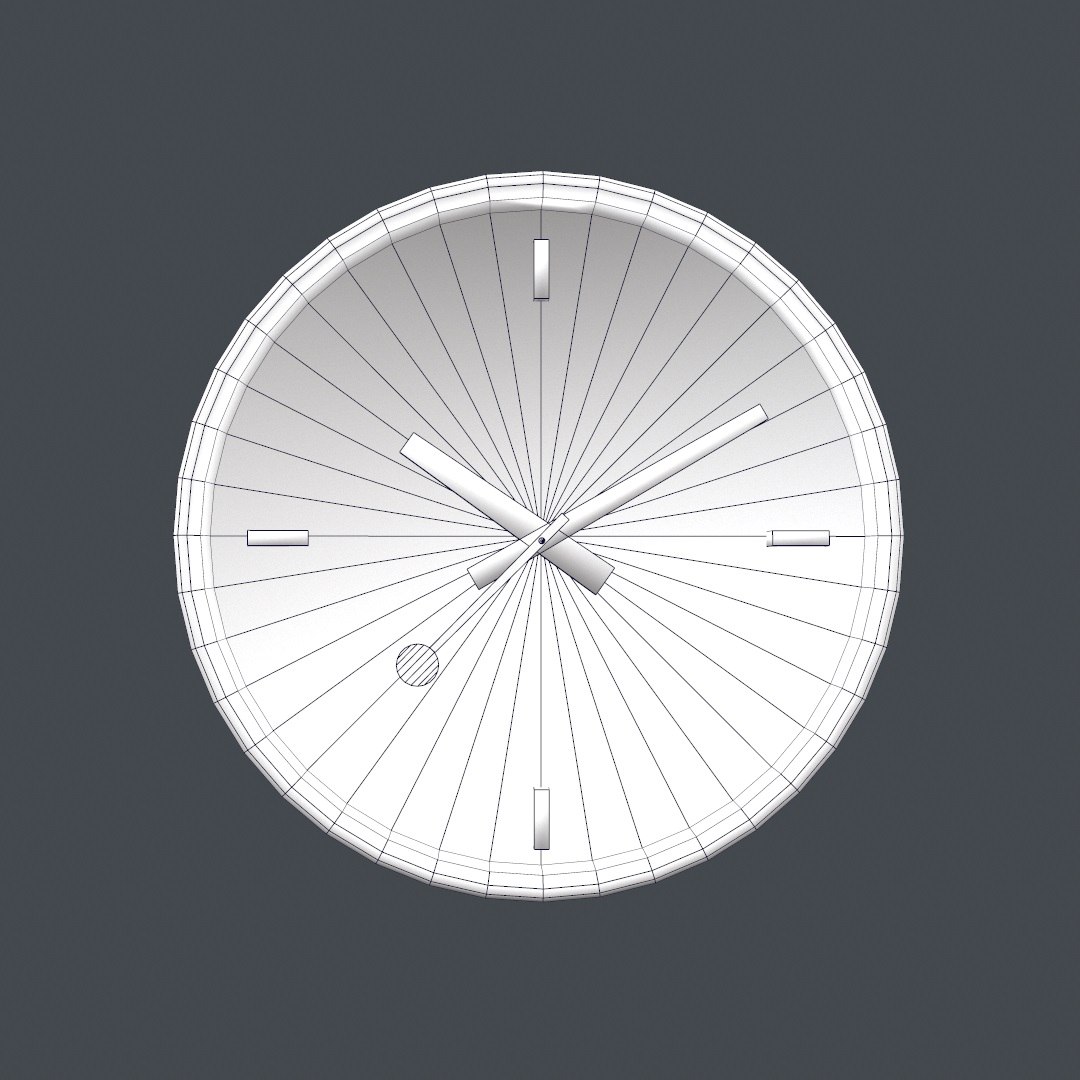 Free 3D Wall Clock Model - TurboSquid 1385081