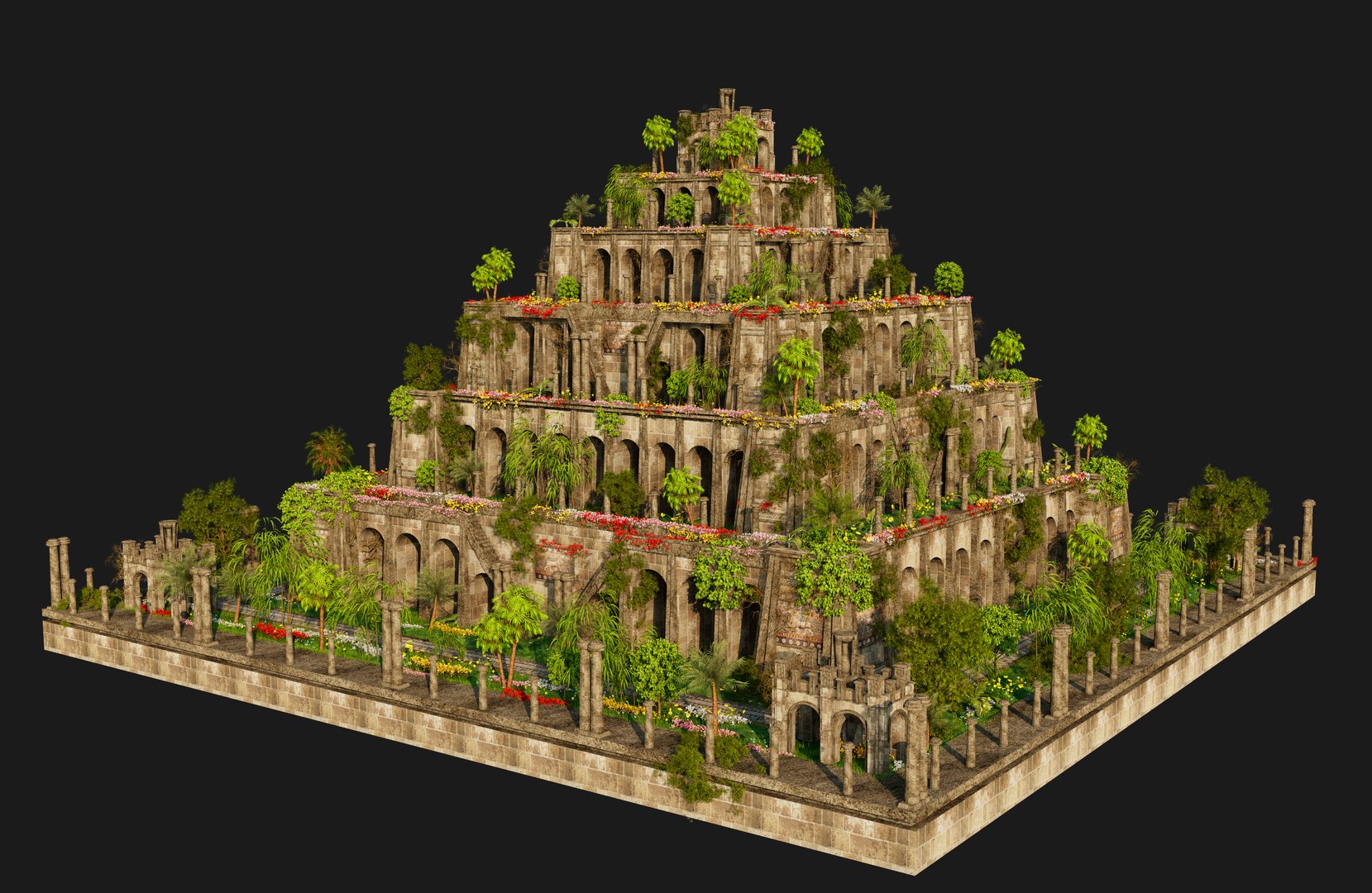 Babylon Building V2 3D Model - TurboSquid 2200433