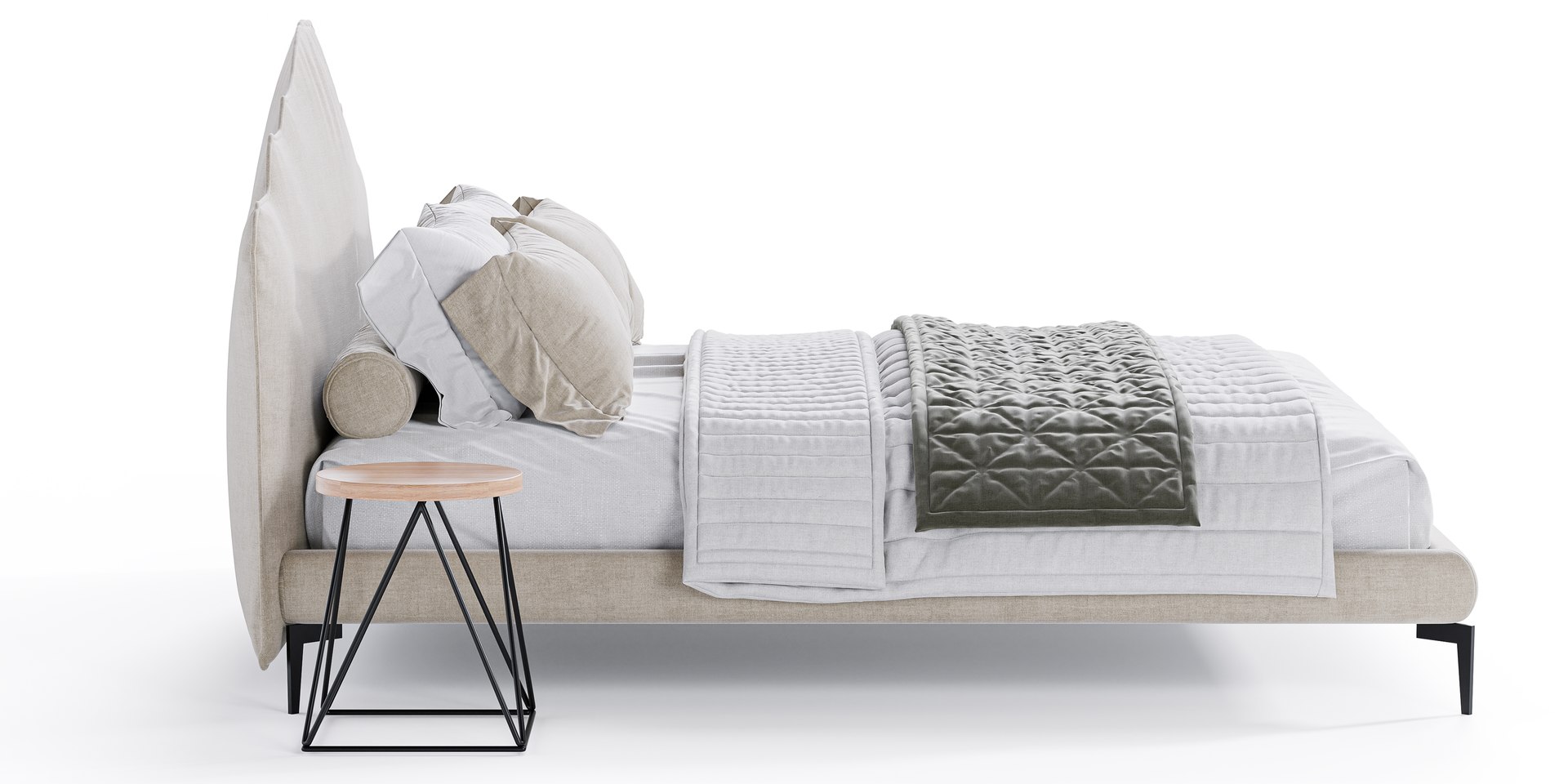 3D Belle Bed By Diotti - TurboSquid 2250855