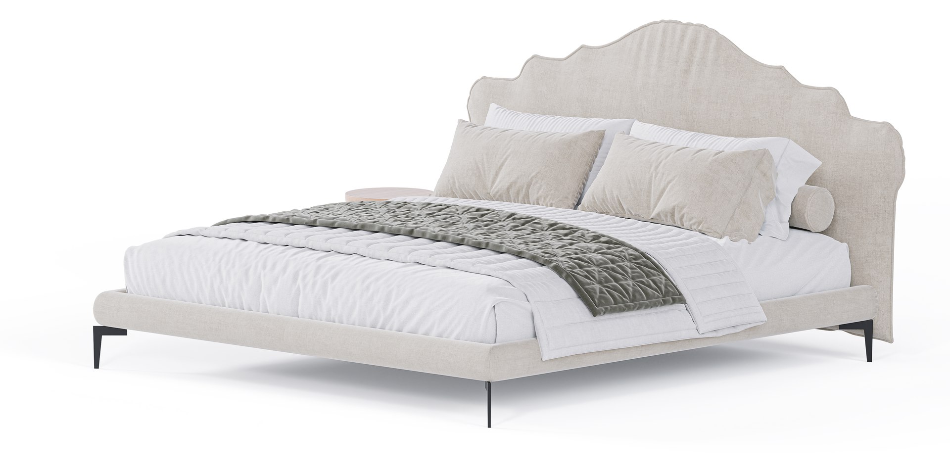 3D Belle Bed By Diotti - TurboSquid 2250855