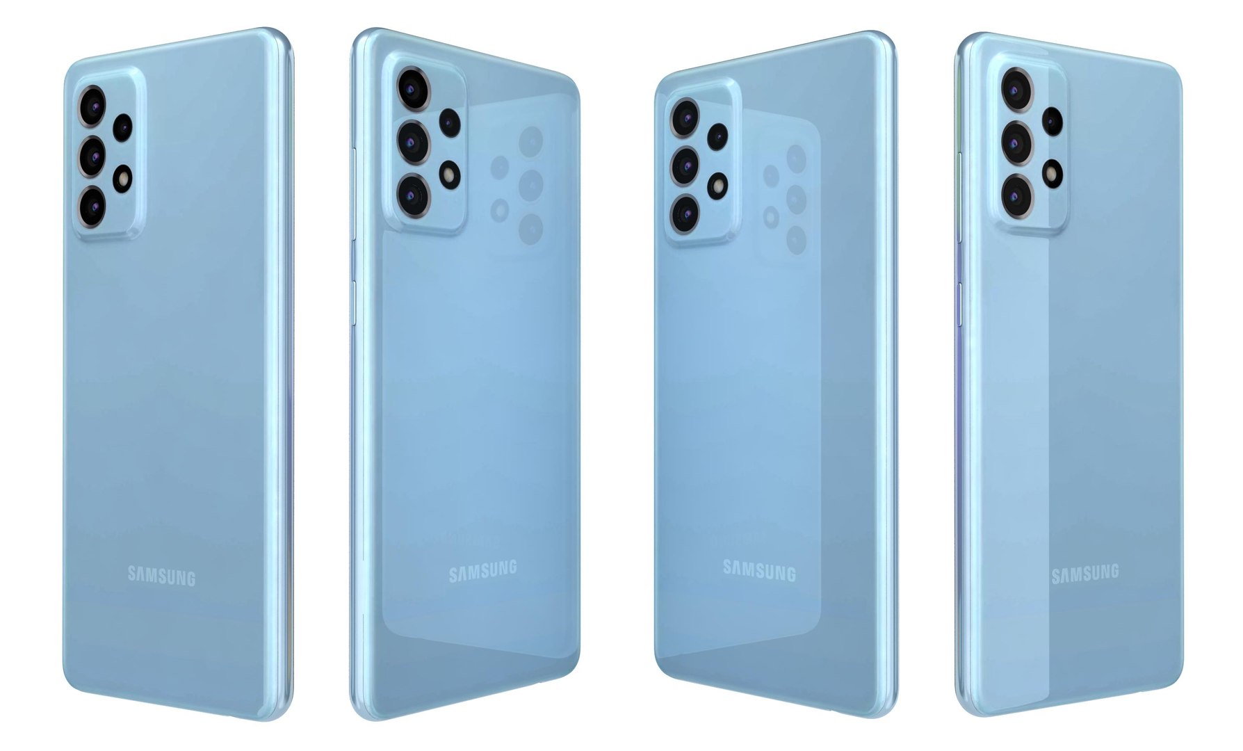 Samsung galaxy a52 colors 3D - TurboSquid 1712031