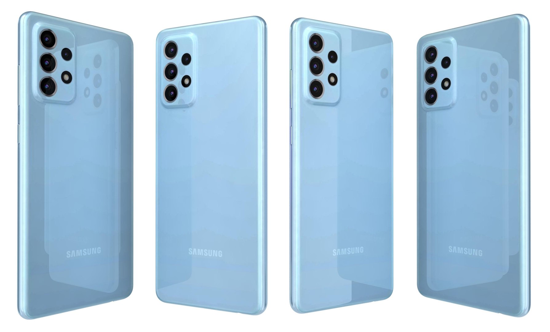 Samsung galaxy a52 colors 3D - TurboSquid 1712031