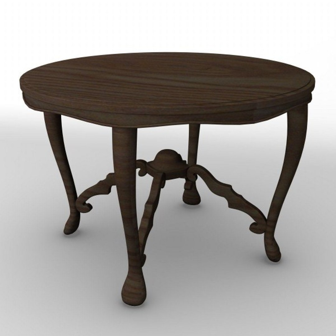 3d Model Antique Table