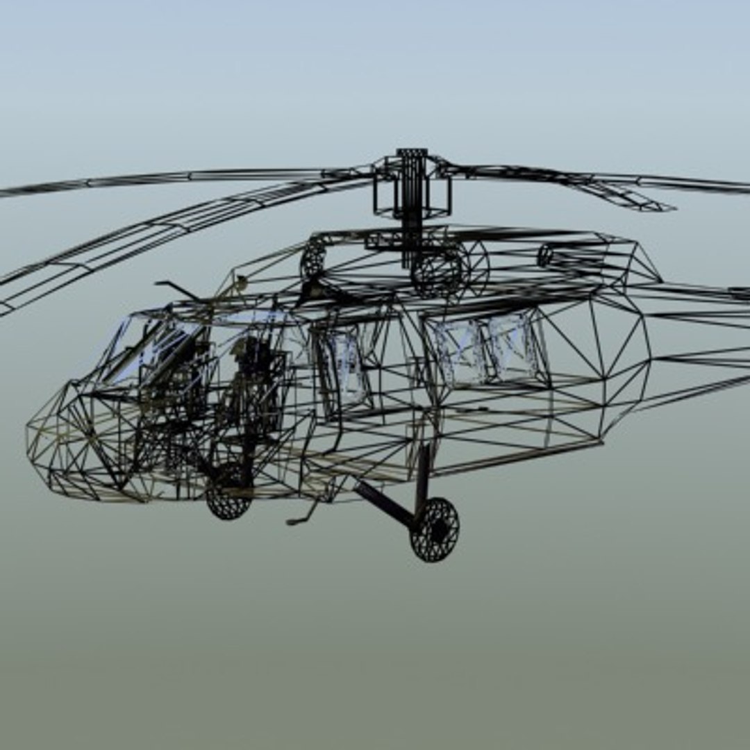 3d Uh60l Blackhawk Helicopter Model