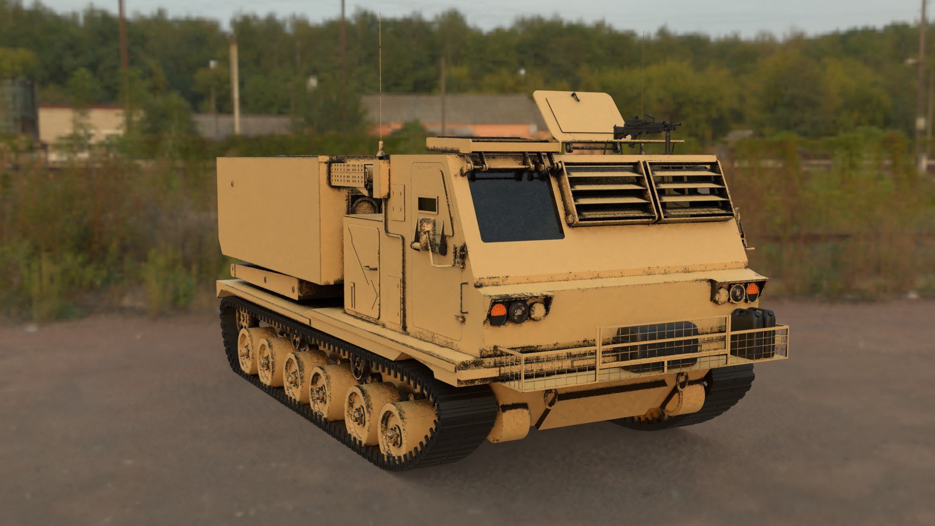 Mrls Artillery 3D - TurboSquid 1960546