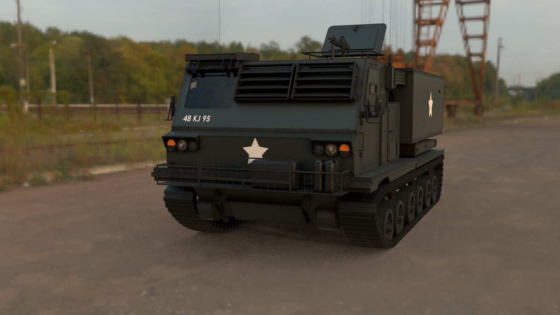 Mrls Artillery 3D - TurboSquid 1960546