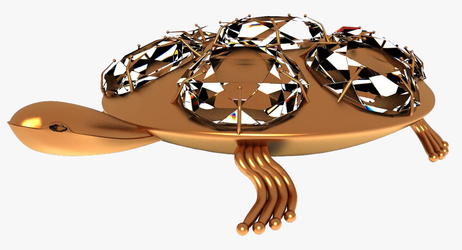 3D Turtle Diamond - TurboSquid 1190632