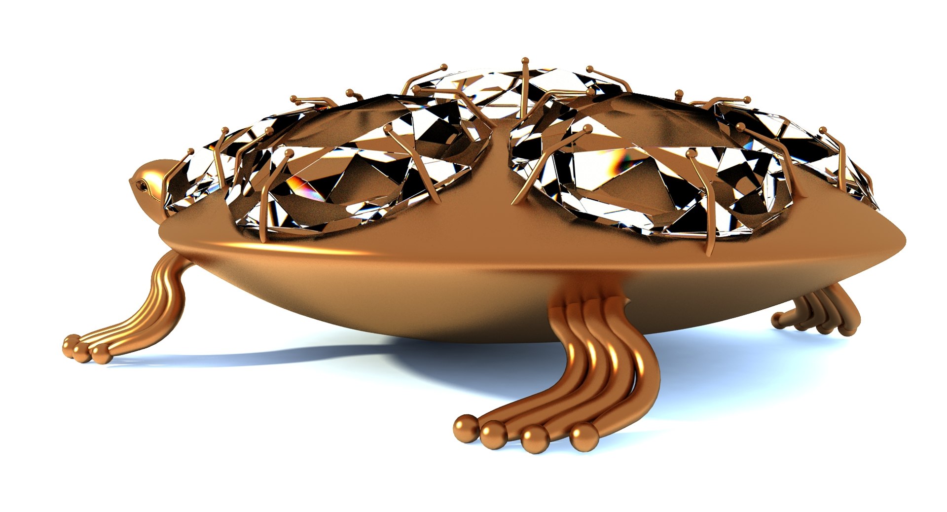 3D Turtle Diamond - TurboSquid 1190632