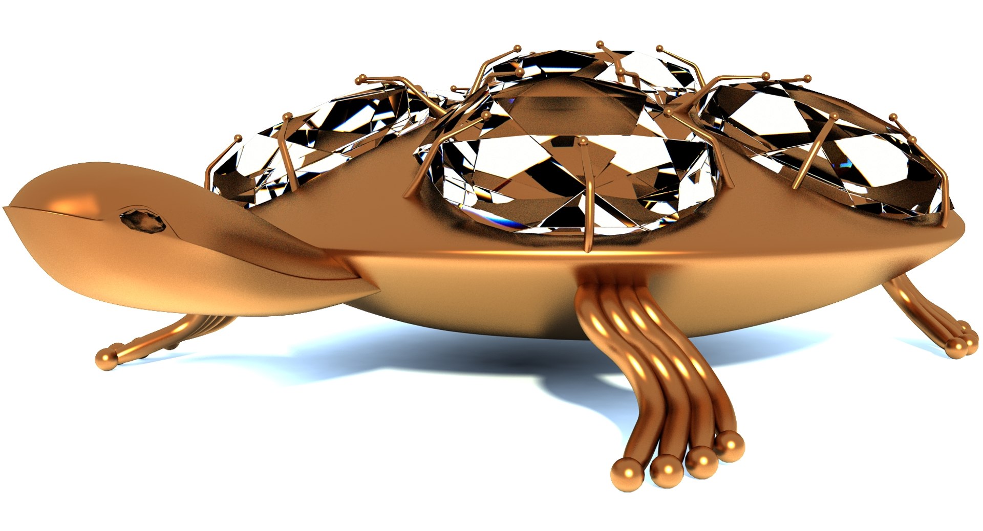 3D Turtle Diamond - TurboSquid 1190632