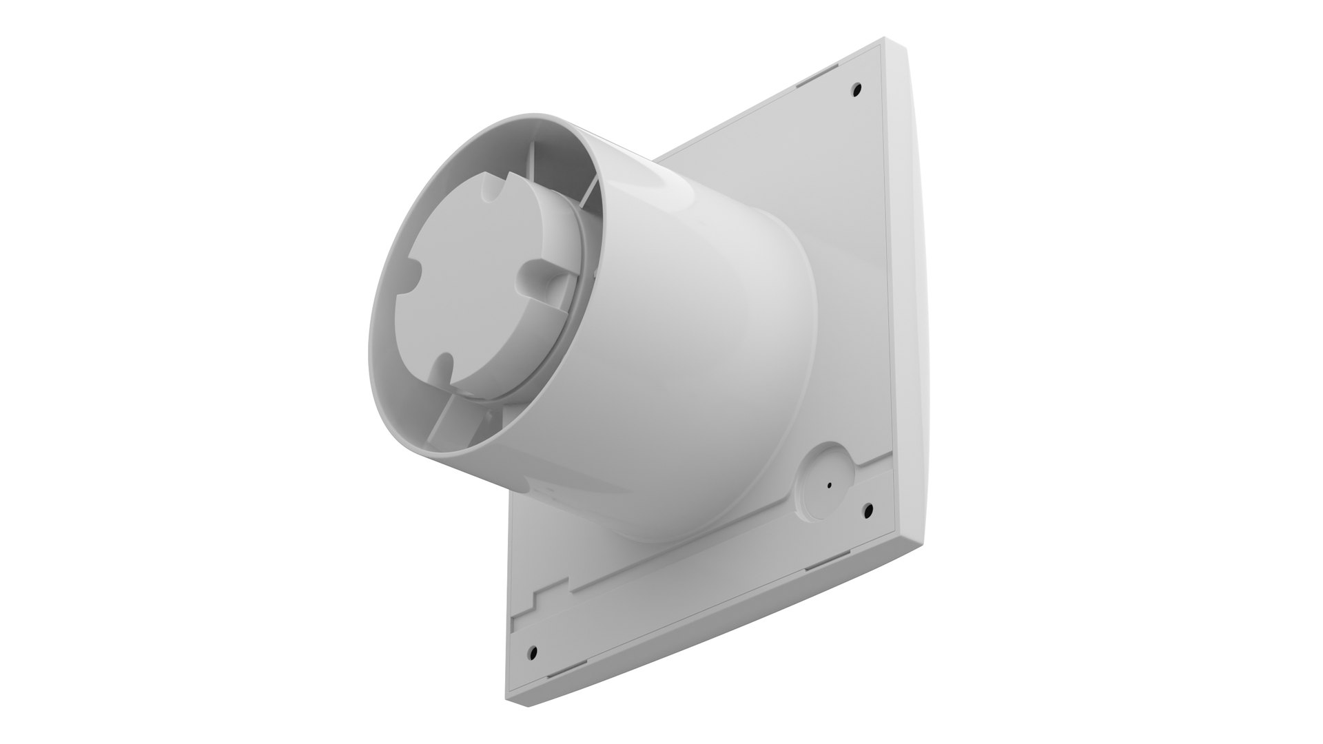 Silent Plastic Extractor Fan model - TurboSquid 1980753