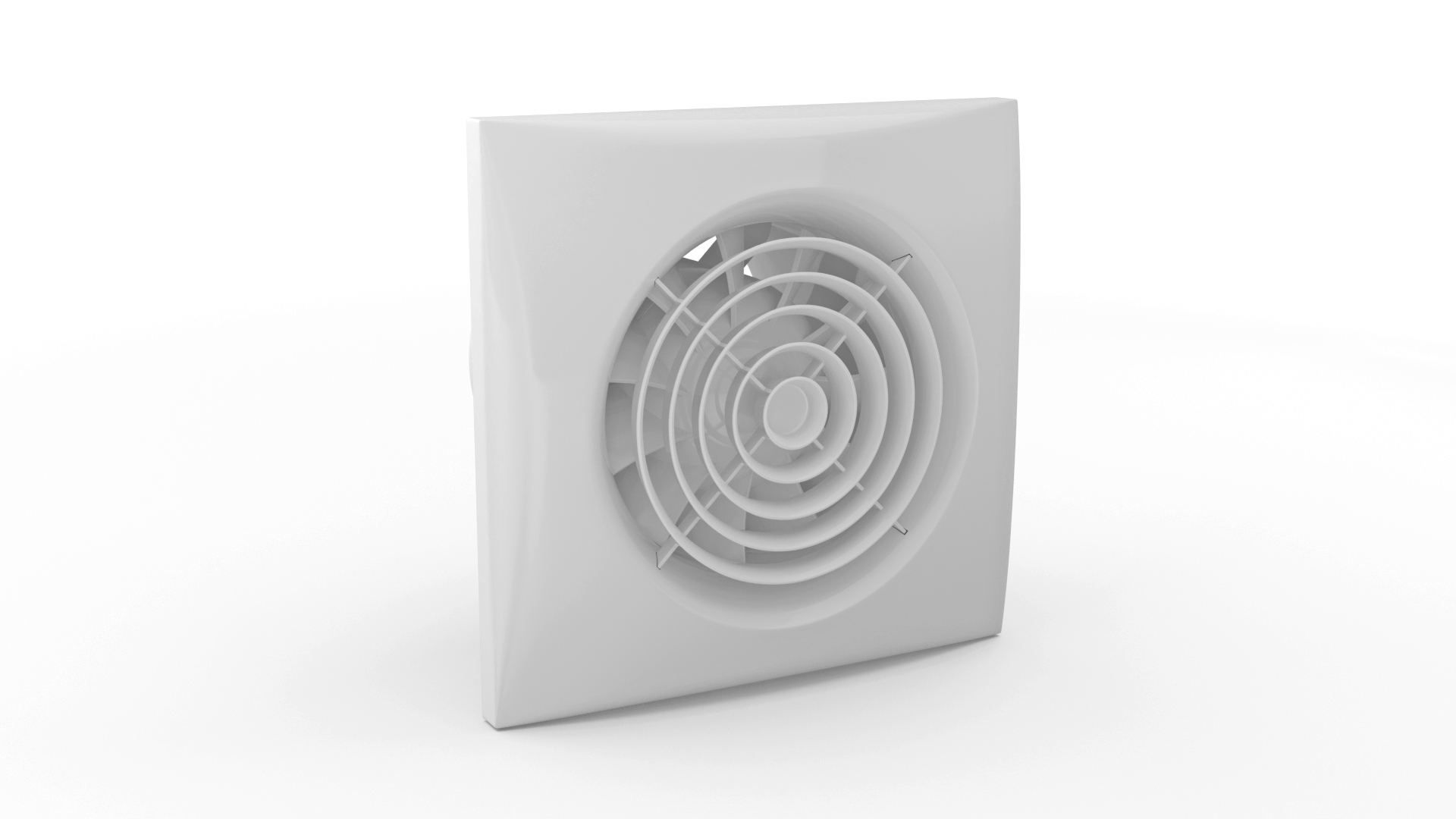 Silent Plastic Extractor Fan model - TurboSquid 1980753