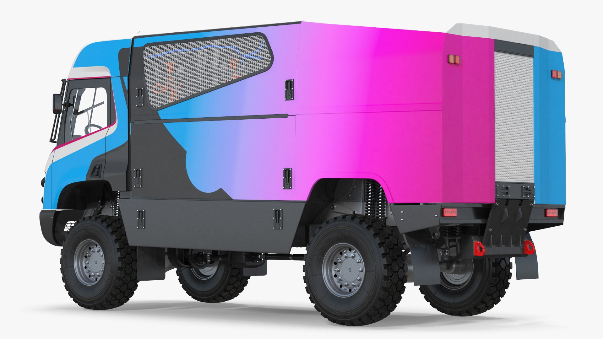 3D Hydrogen Powered Racing Truck - TurboSquid 2062966