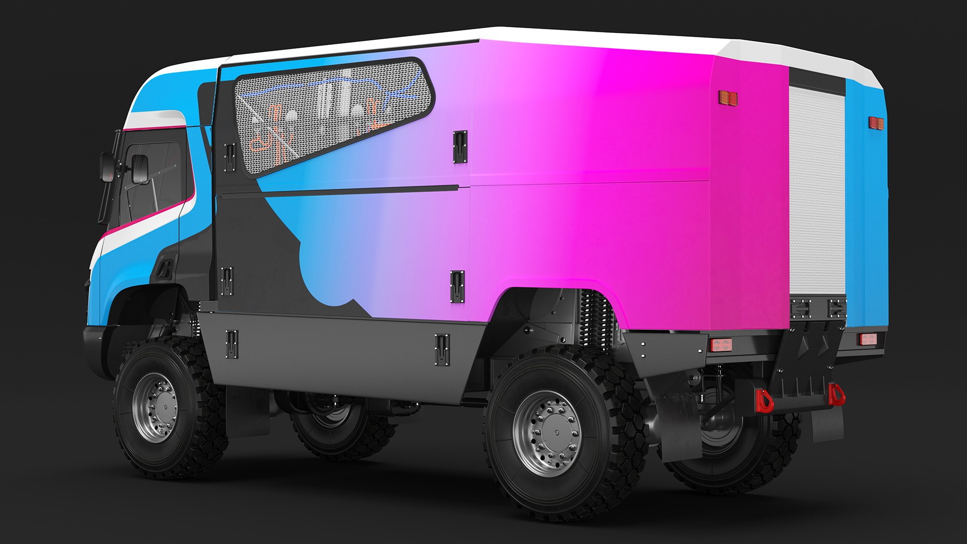 3D Hydrogen Powered Racing Truck - TurboSquid 2062966