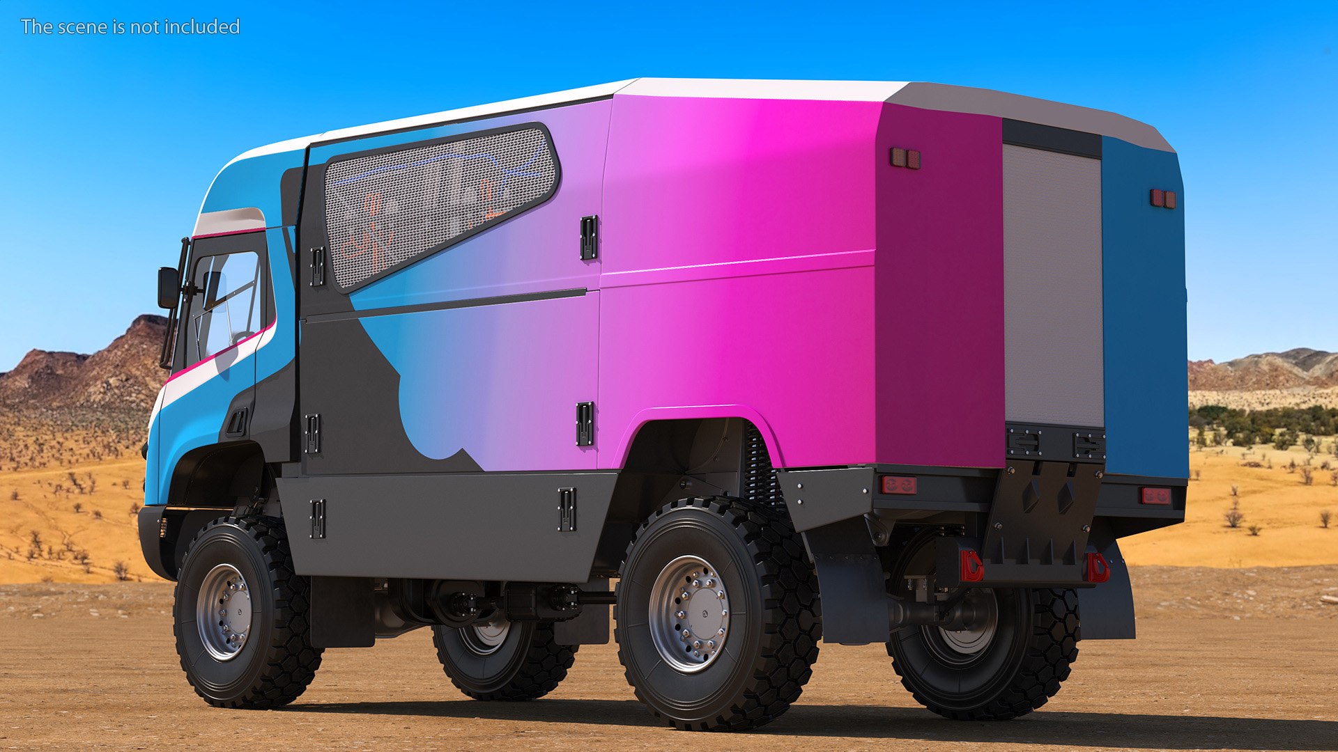 3D Hydrogen Powered Racing Truck - TurboSquid 2062966
