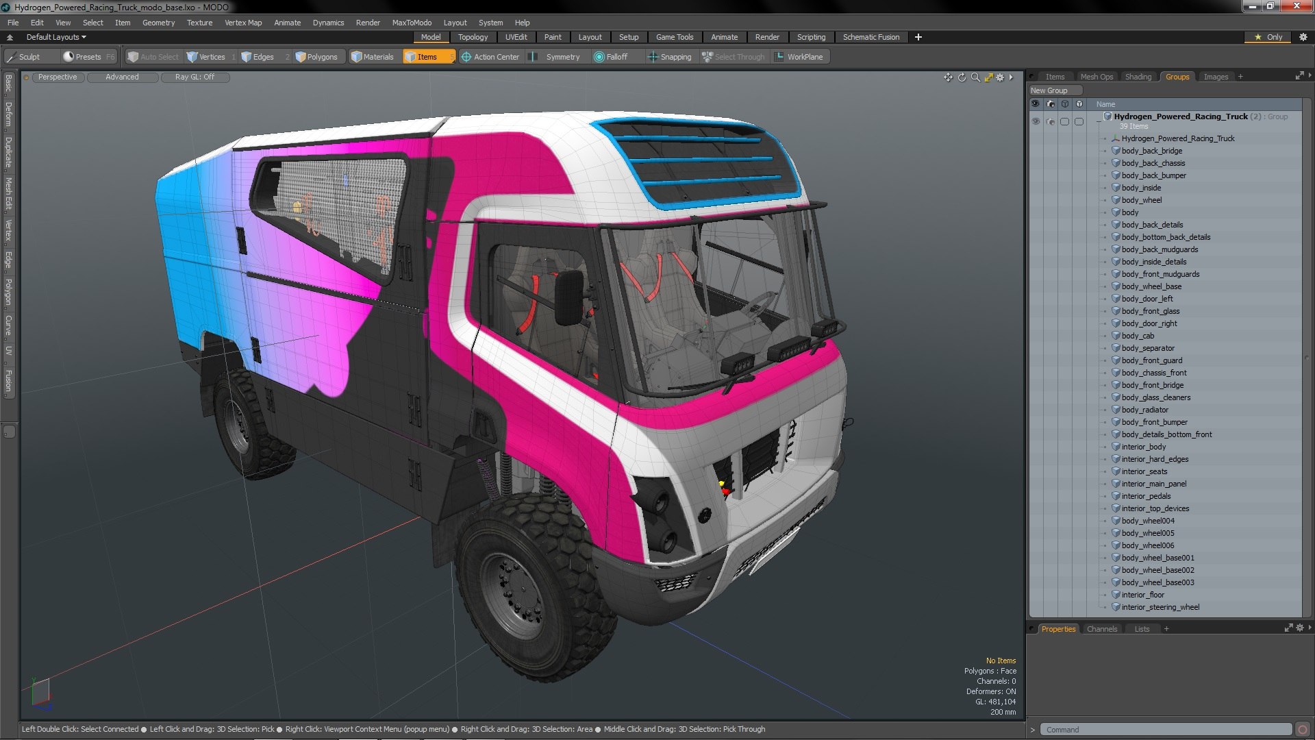 3D Hydrogen Powered Racing Truck - TurboSquid 2062966