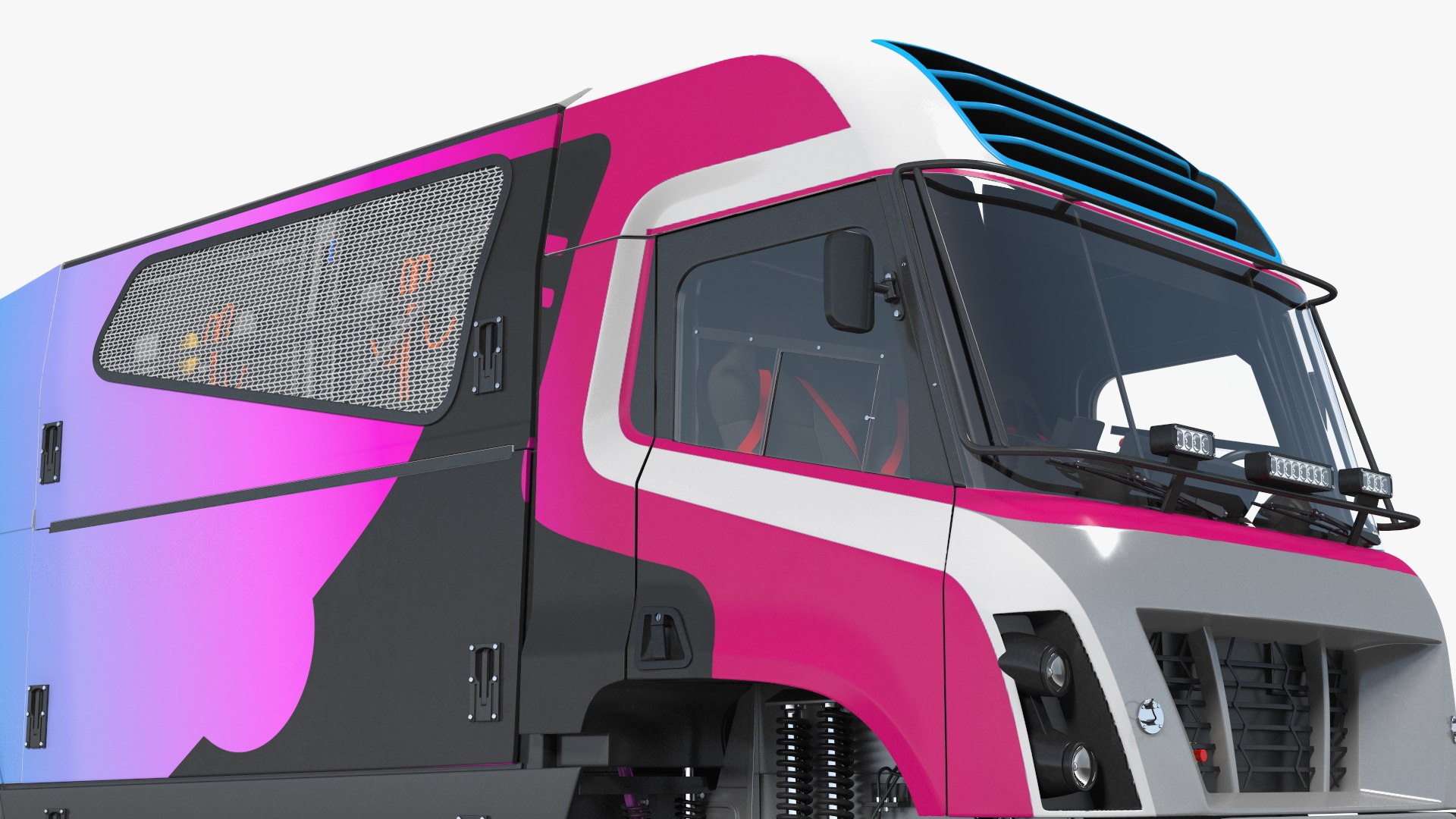 3D Hydrogen Powered Racing Truck - TurboSquid 2062966