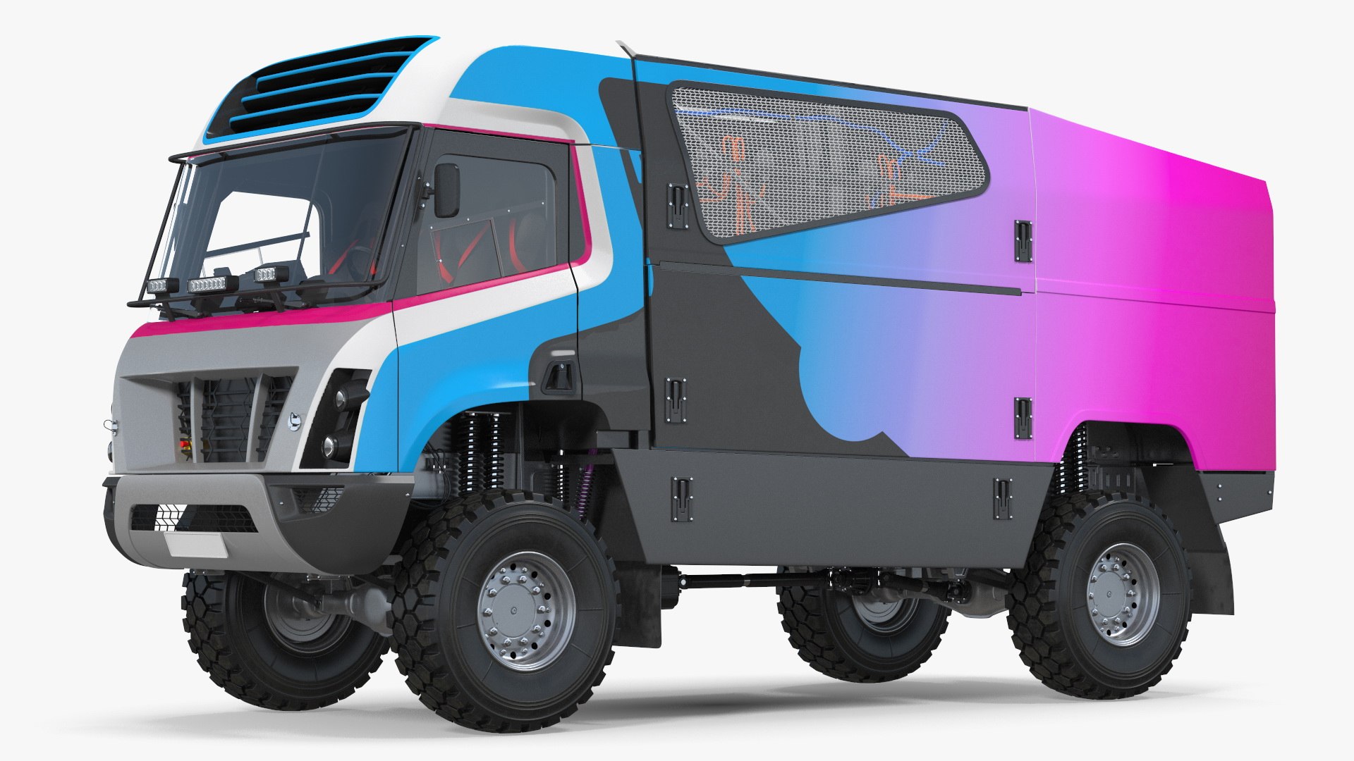 3D Hydrogen Powered Racing Truck - TurboSquid 2062966