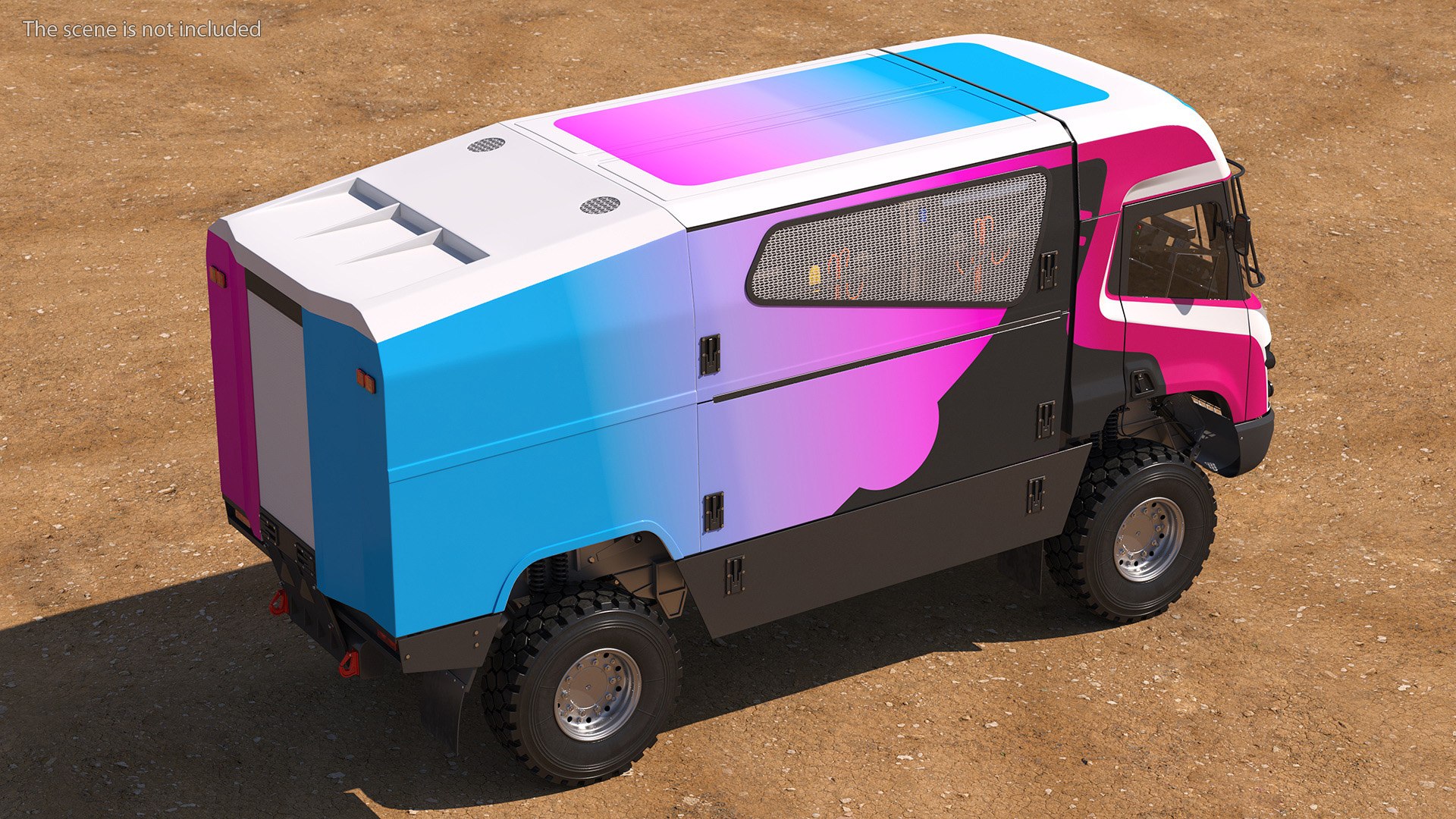 3D Hydrogen Powered Racing Truck - TurboSquid 2062966